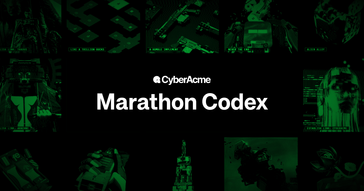 Marathon Codex | CyberAcme Systems